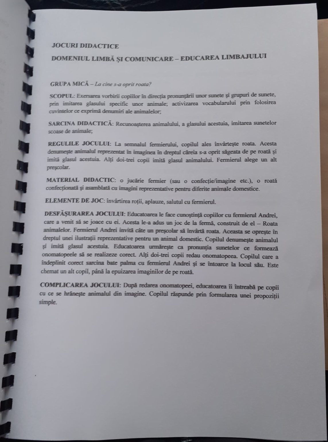 CONȚINUTURI DE STUDIAT PENTRU OBȚINEREA GRADULUI DIDACTIC II EDUCATOARE ...